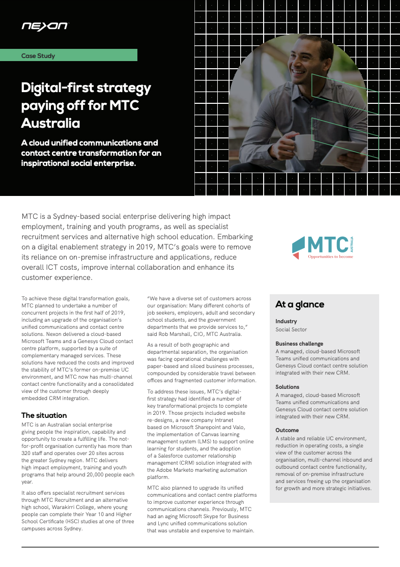 MTC Australia | Nexon Asia Pacific