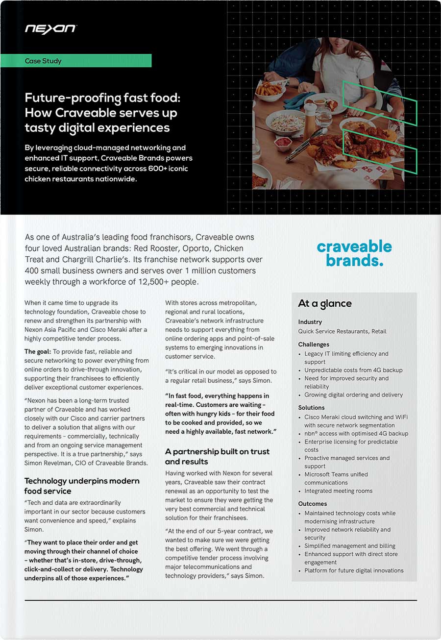 Customer Success Story: Craveable Brands | Nexon Asia Pacific